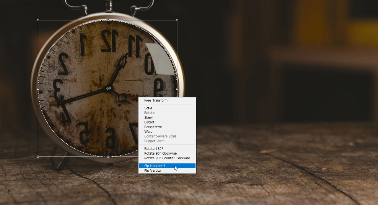 How To Flip A Layer In Photoshop Photoshop Basics Tutorial